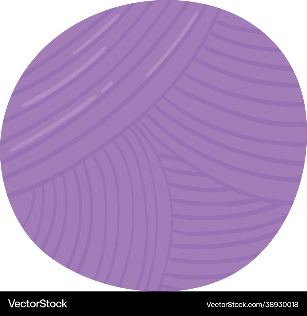 Wool yarn ball Royalty Free Vector Image - VectorStock