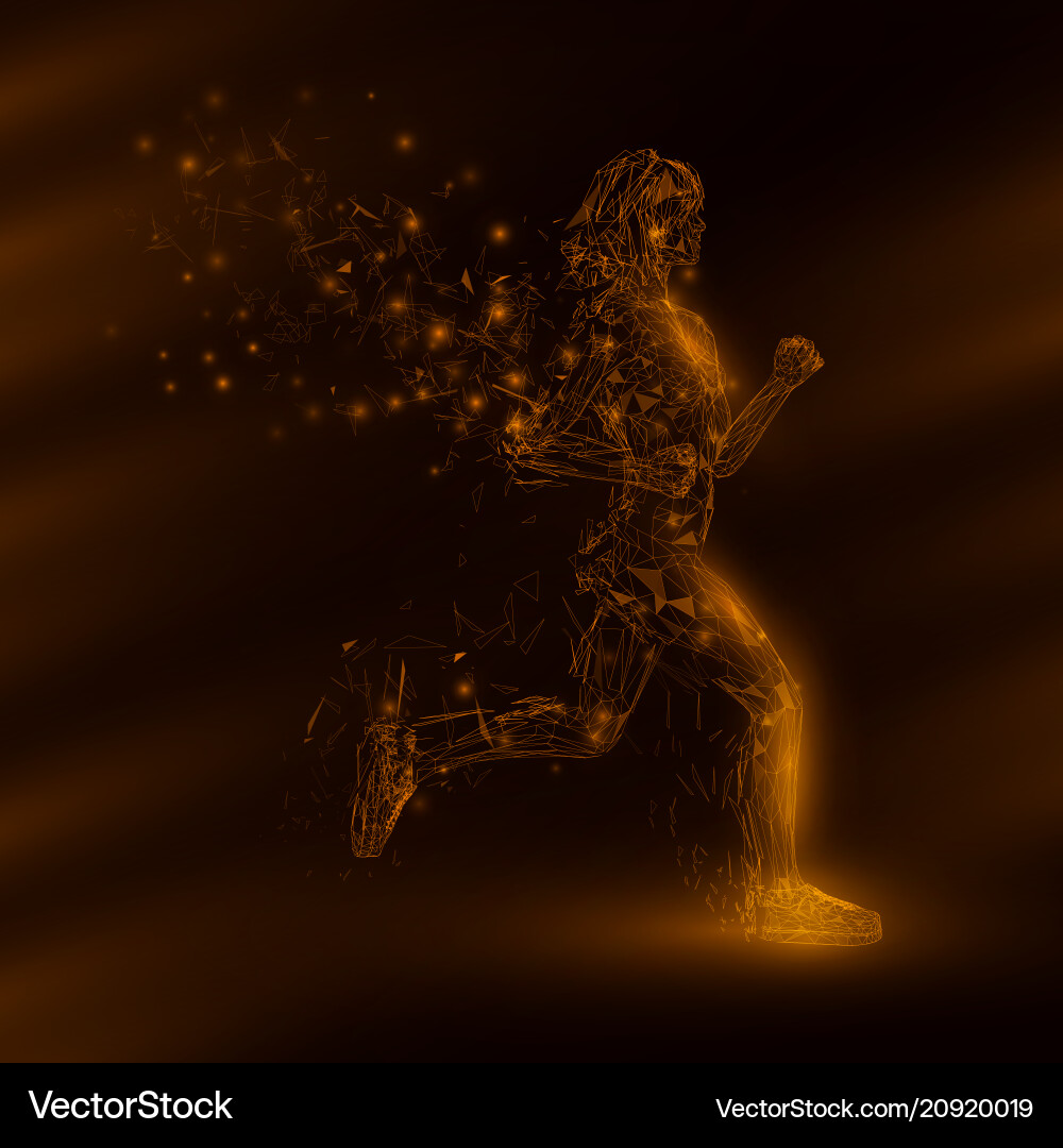 Abstract fitness background Royalty Free Vector Image