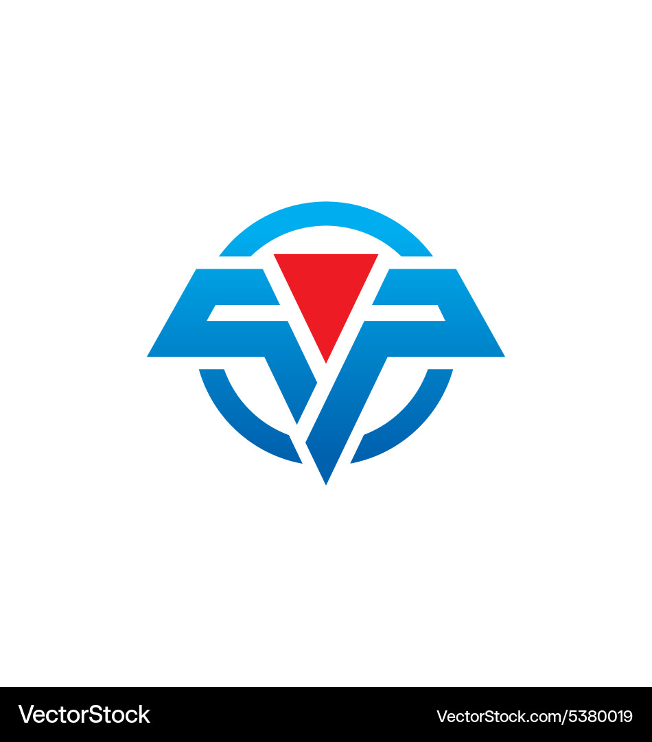 Abstract technology emblem sign logo Royalty Free Vector