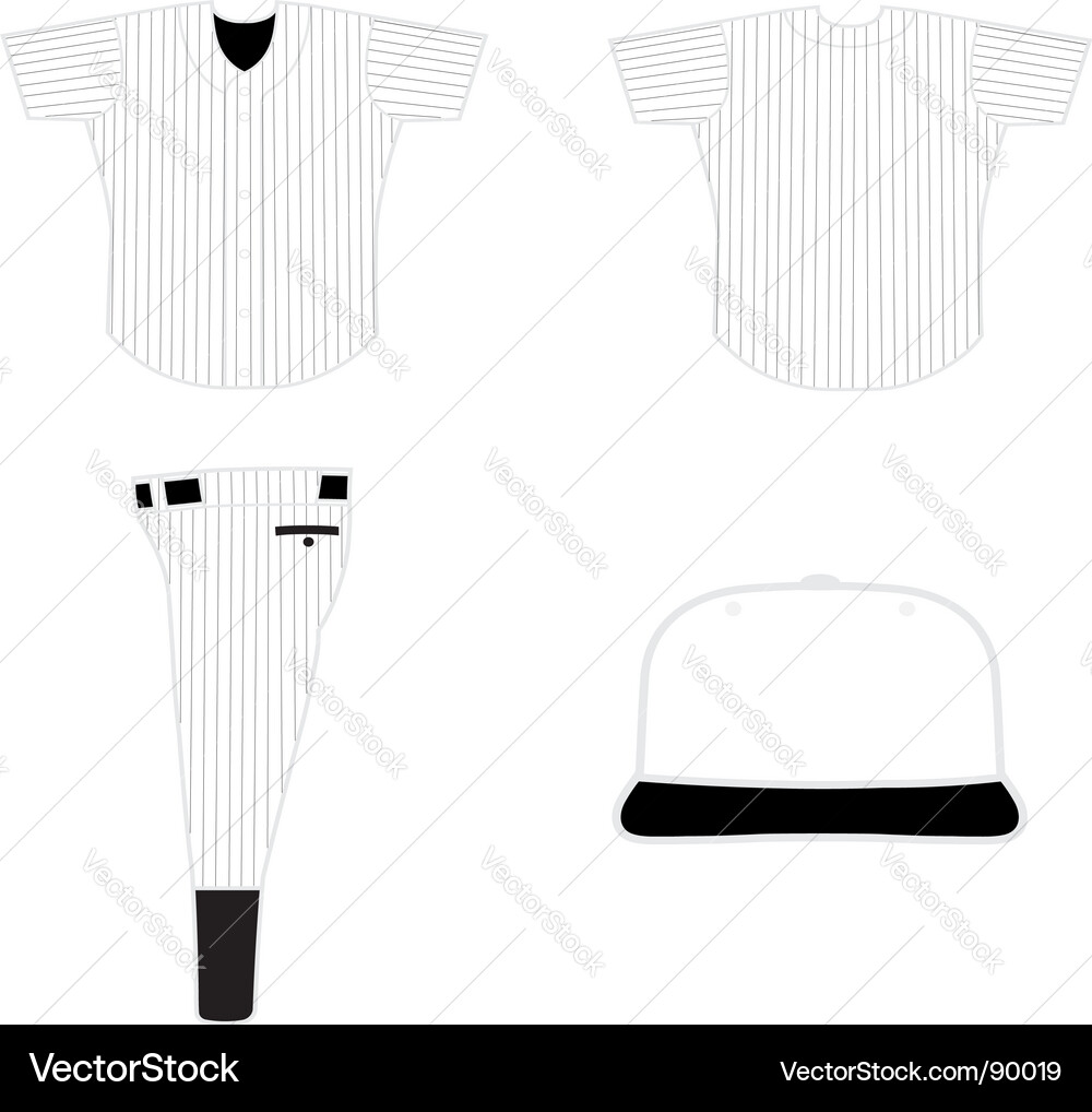 Baseball Jersey Royalty Free Vector Image - VectorStock
