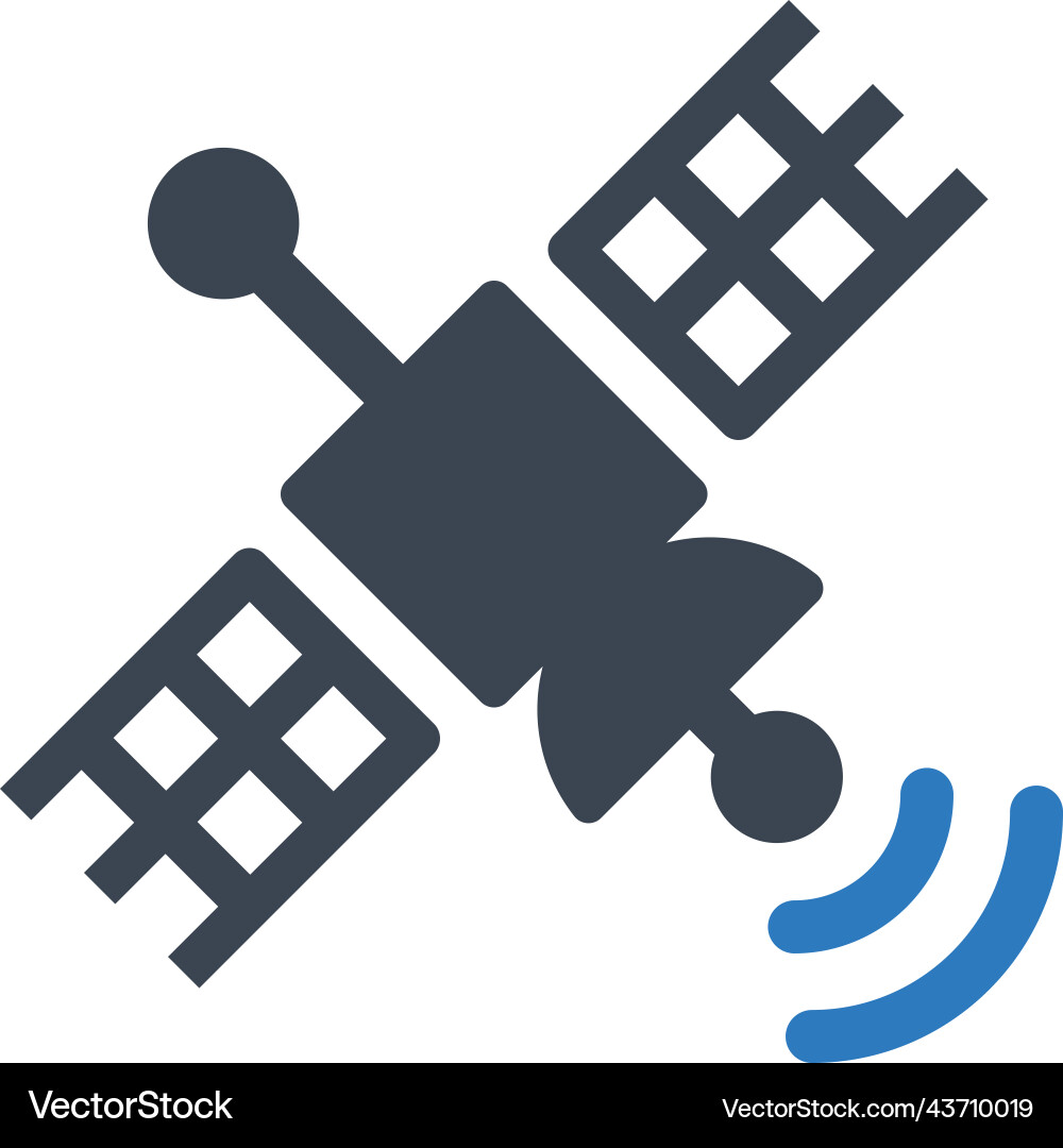 Satellite icon Royalty Free Vector Image - VectorStock