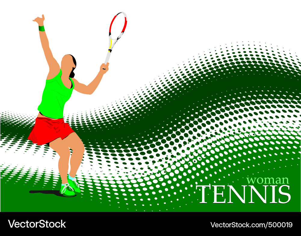 Tennis poster Royalty Free Vector Image - VectorStock