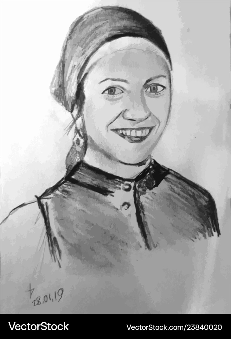 Cossack smiling Royalty Free Vector Image - VectorStock