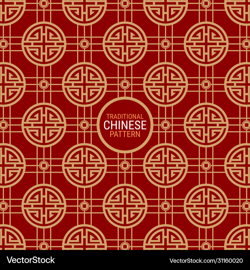 Traditional chinese pattern Royalty Free Vector Image