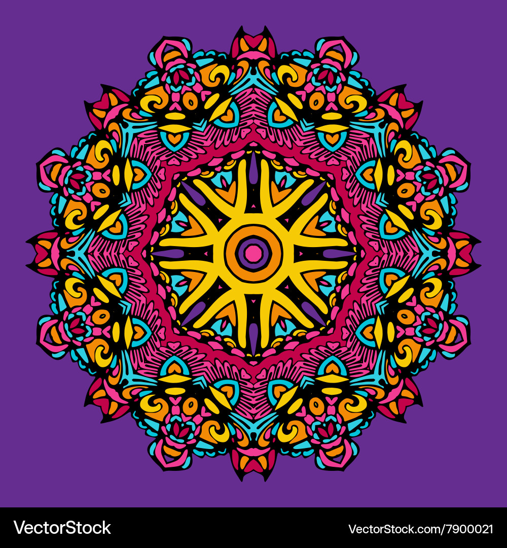 Circular ornament Royalty Free Vector Image - VectorStock