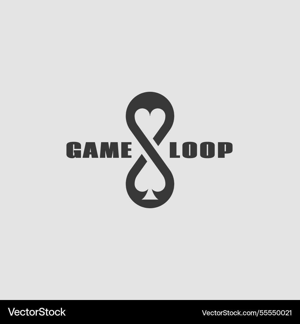 Game loop logo Royalty Free Vector Image - VectorStock