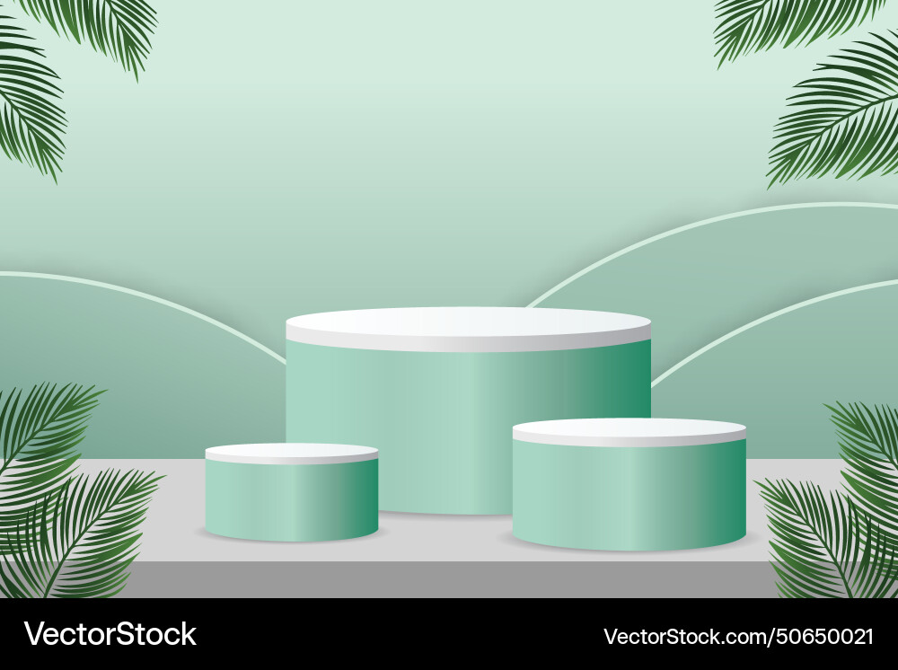 Simple podium background Royalty Free Vector Image