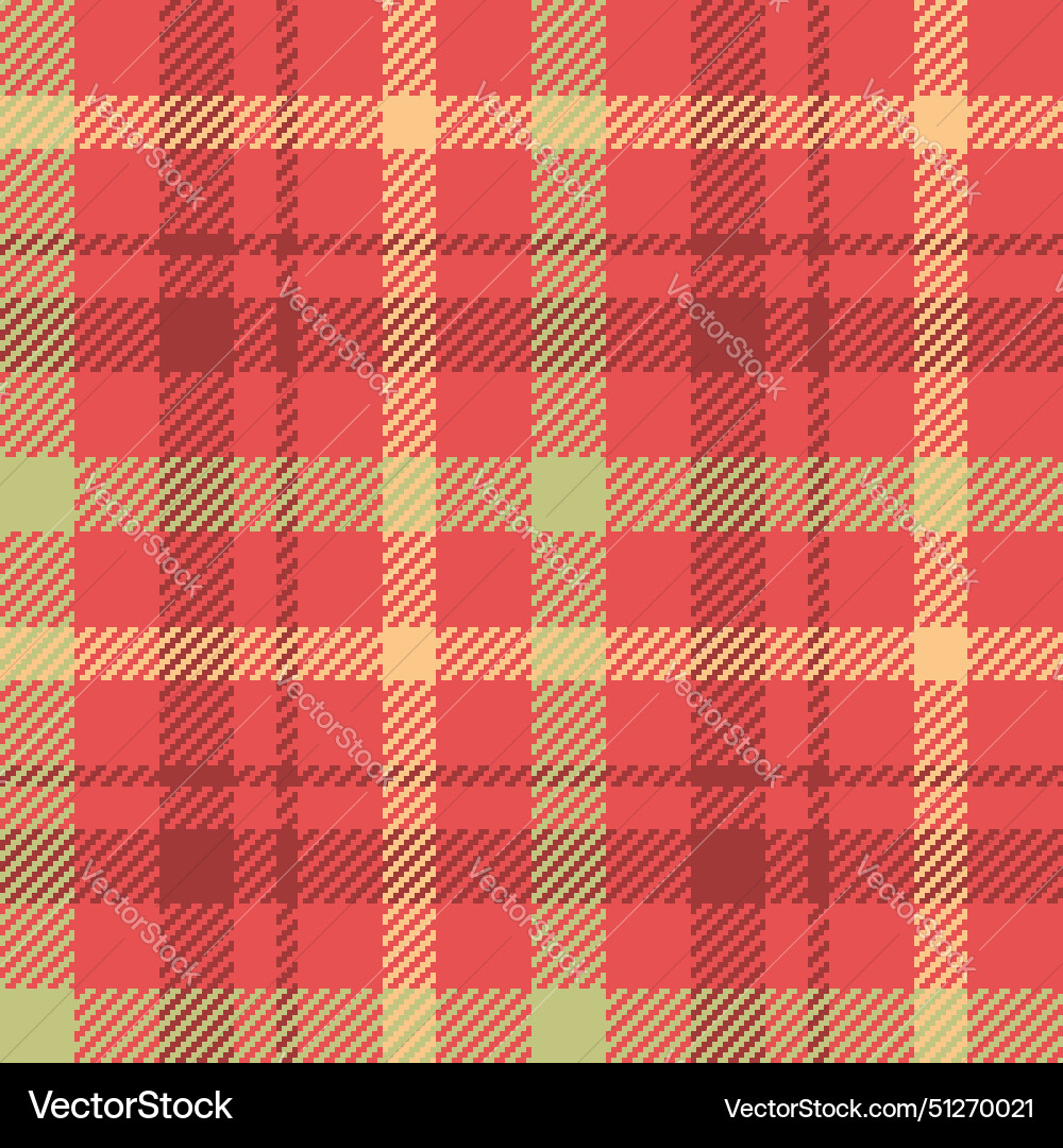 Textile plaid pattern of texture fabric seamless Vector Image