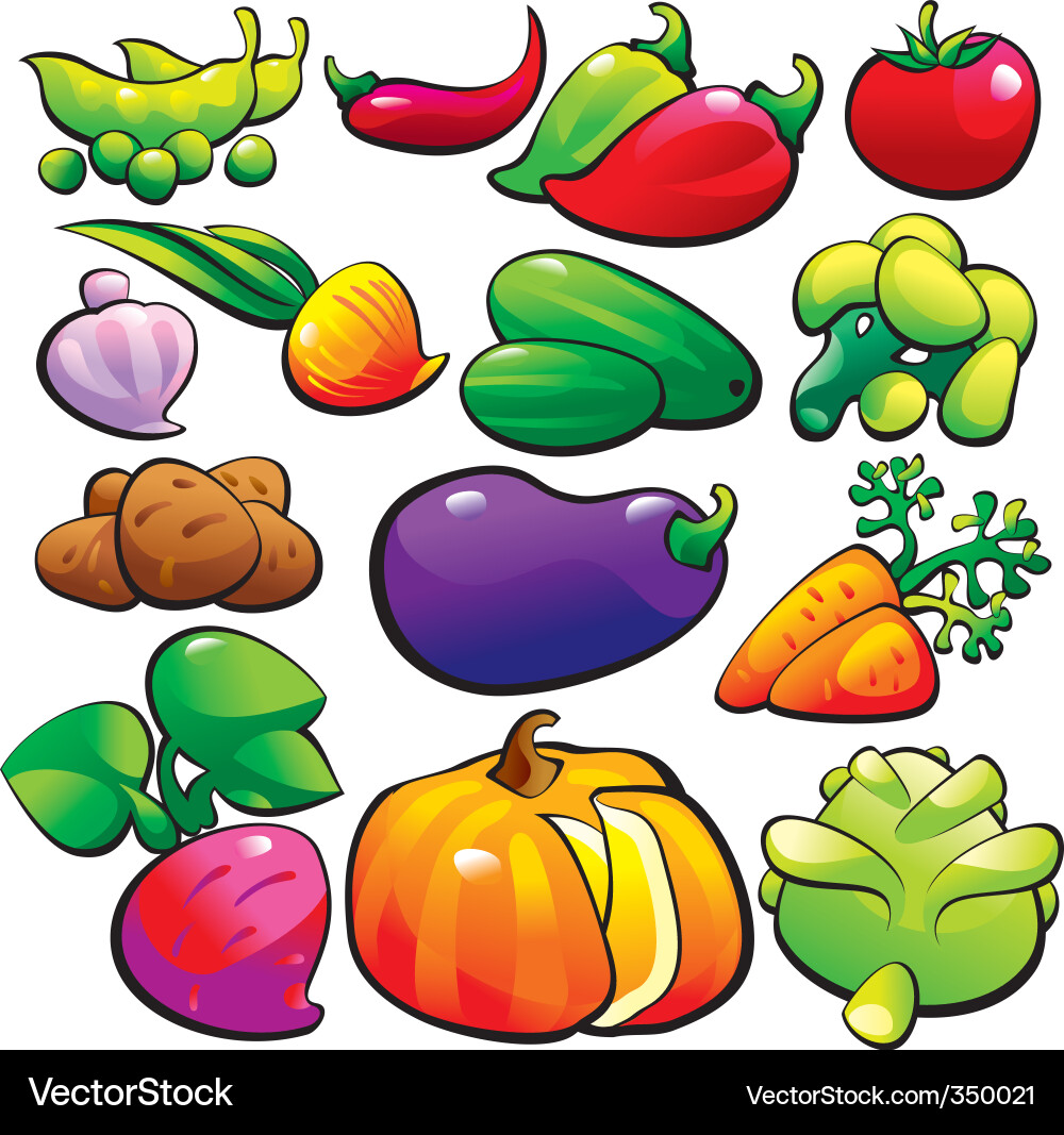 Vegetables Royalty Free Vector Image - VectorStock