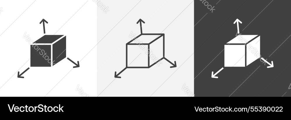 Bim icons graphics pack Royalty Free Vector Image