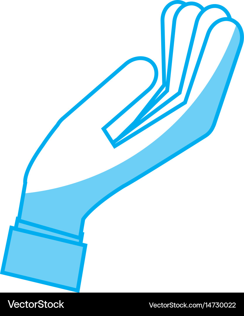 Human hand icon Royalty Free Vector Image - VectorStock