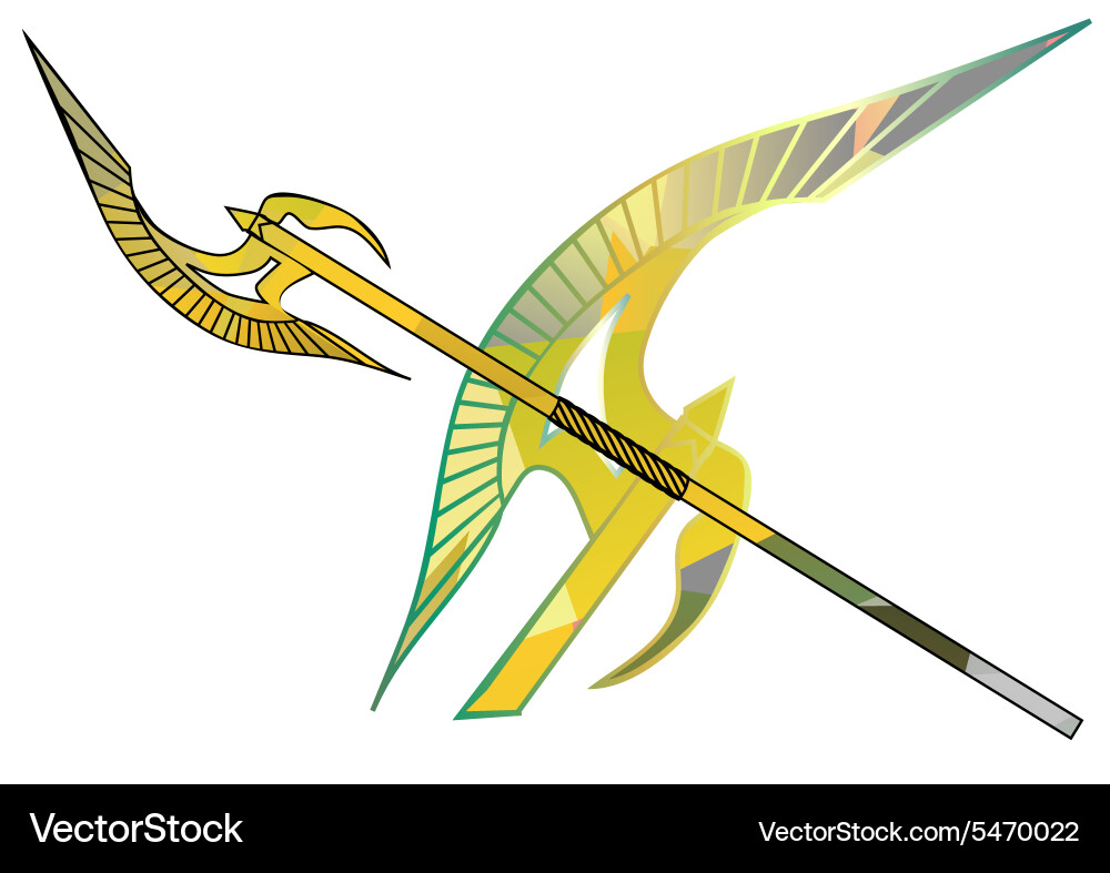 Long abstract ax Royalty Free Vector Image - VectorStock