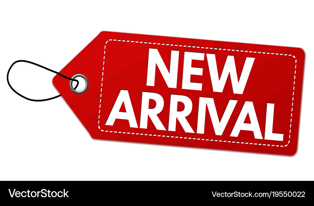 New arrival label or price tag Royalty Free Vector Image