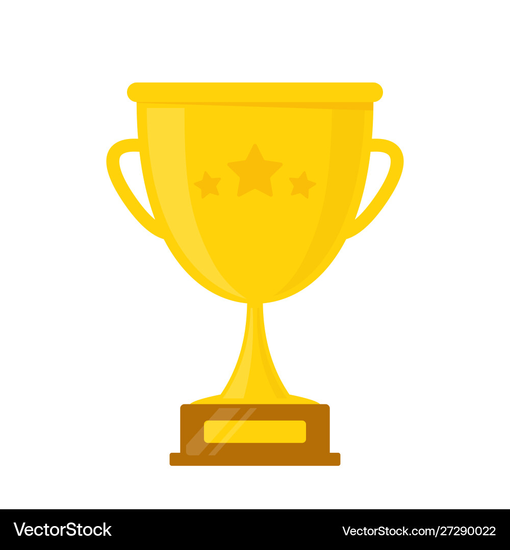 Prize award and cup Royalty Free Vector Image - VectorStock
