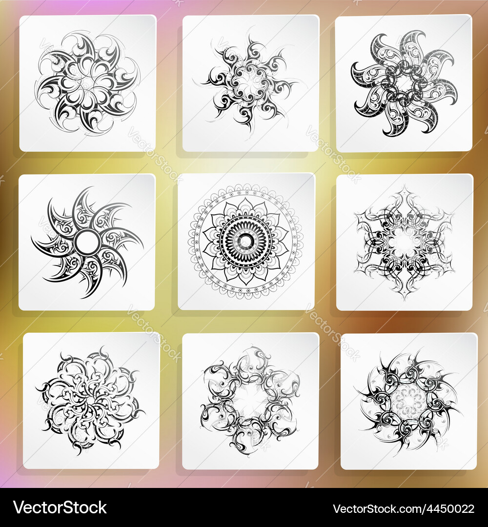 Set of design elements Royalty Free Vector Image