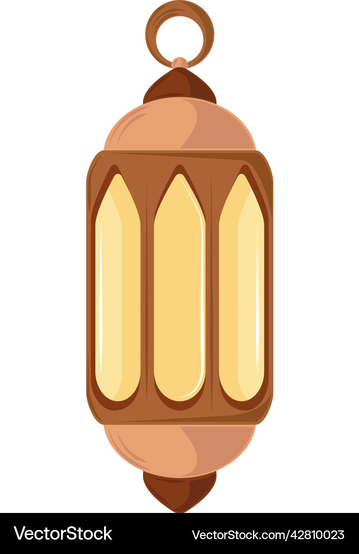 Arabic lantern icon Royalty Free Vector Image - VectorStock