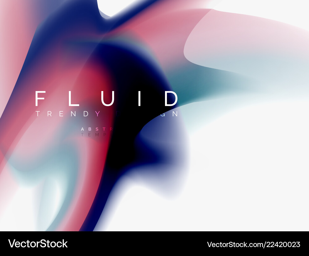 Background abstract fluid colors design Royalty Free Vector