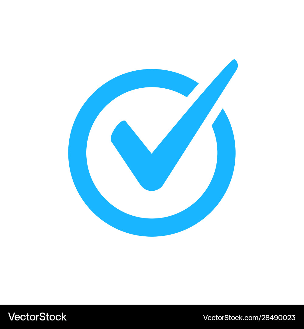 Check mark icon checkmark right symbol Royalty Free Vector Check mark icon checkmark right symbol Royalty Free Vector