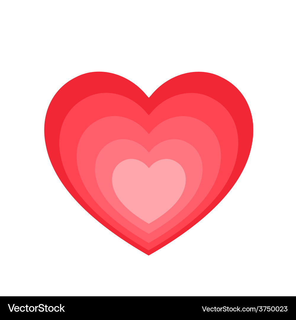 Cute heart Royalty Free Vector Image - VectorStock
