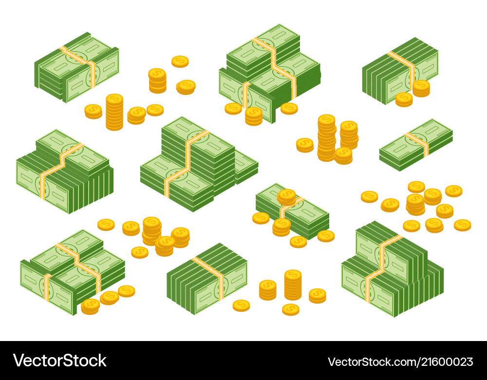 Money cash hea Royalty Free Vector Image - VectorStock