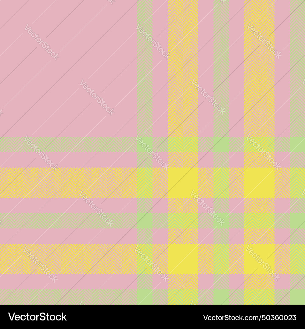Plaid check pattern in pink seamless fabric Vector Image