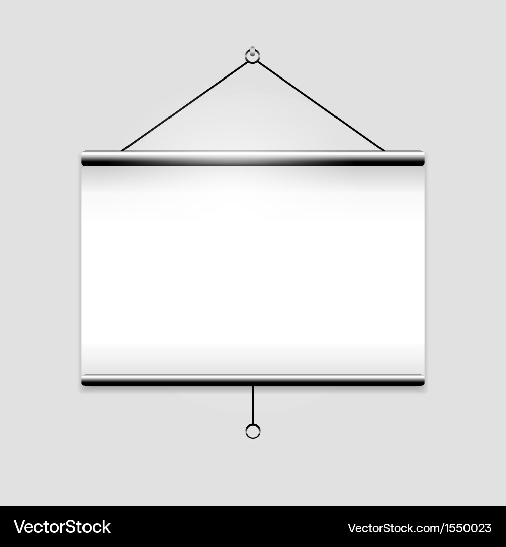 Projector screen Royalty Free Vector Image - VectorStock