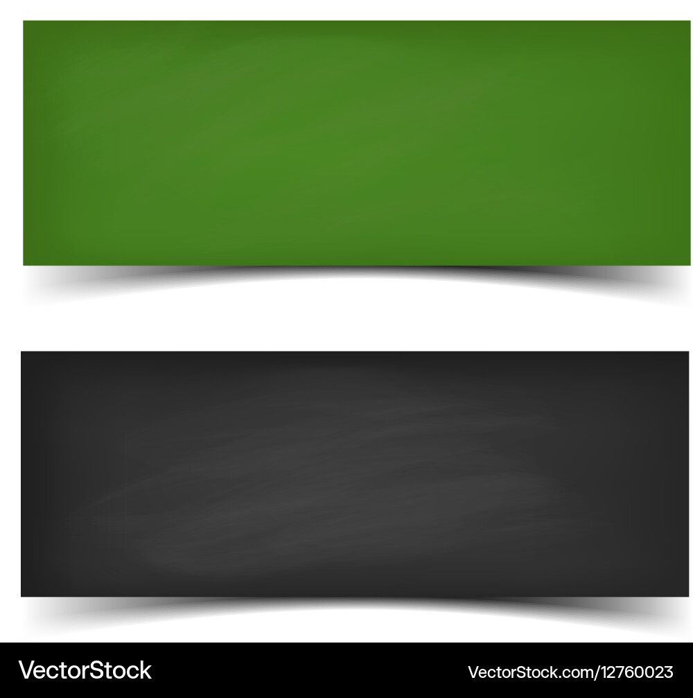 School board banner set Royalty Free Vector Image