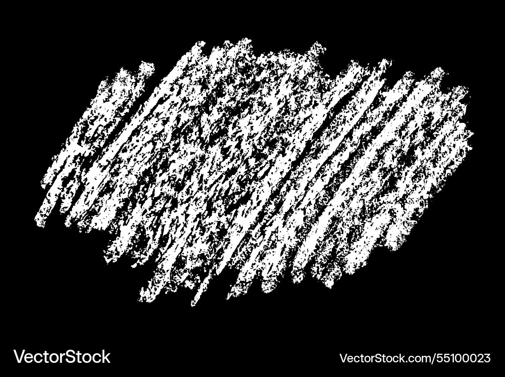 Scribble hand drawn in chalk on black background – Royalty-Free Vector ...