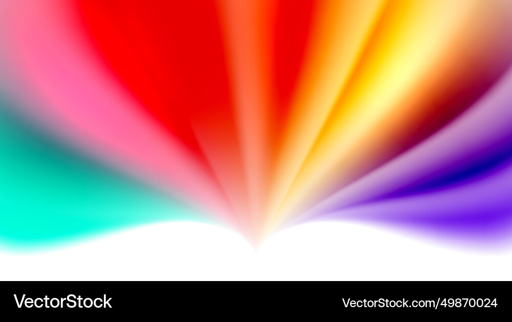 Color mixing liquid rainbow shape background Vector Image