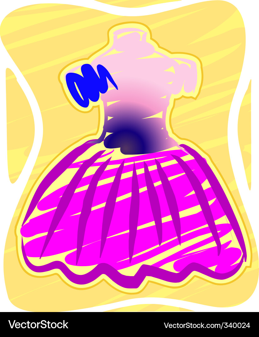 Frock Royalty Free Vector Image - VectorStock