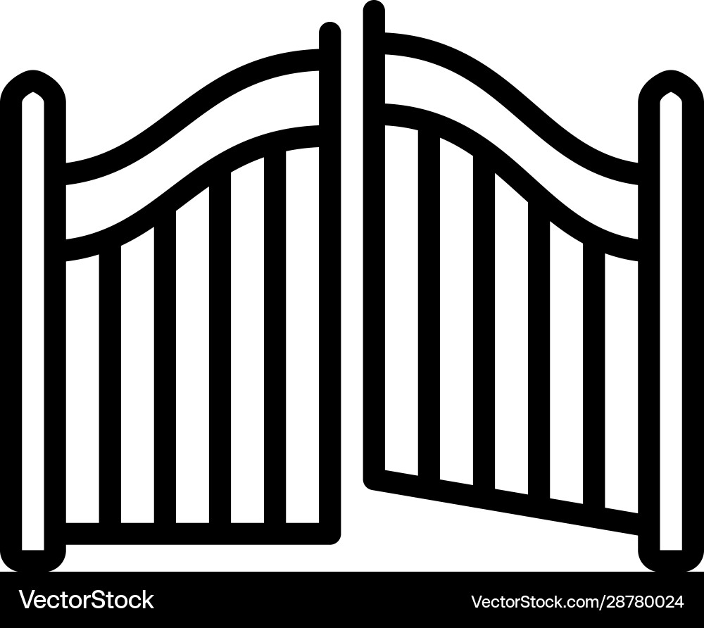 Gate Royalty Free Vector Image - VectorStock
