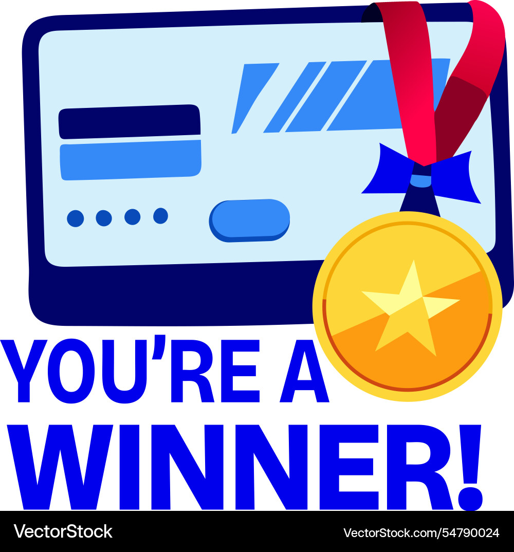 Prize card Royalty Free Vector Image - VectorStock