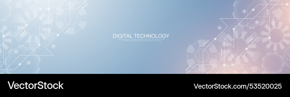 Abstract digital technology background Royalty Free Vector