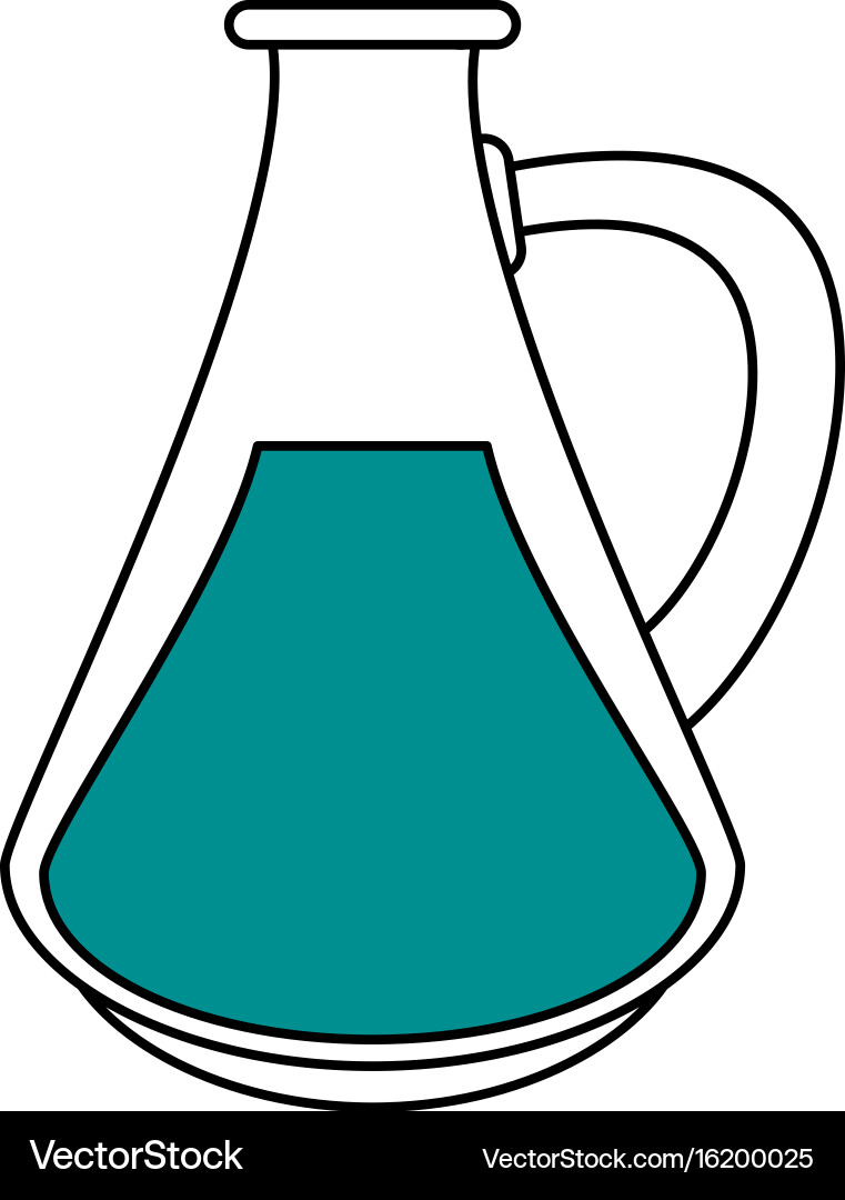 Flask Royalty Free Vector Image - VectorStock