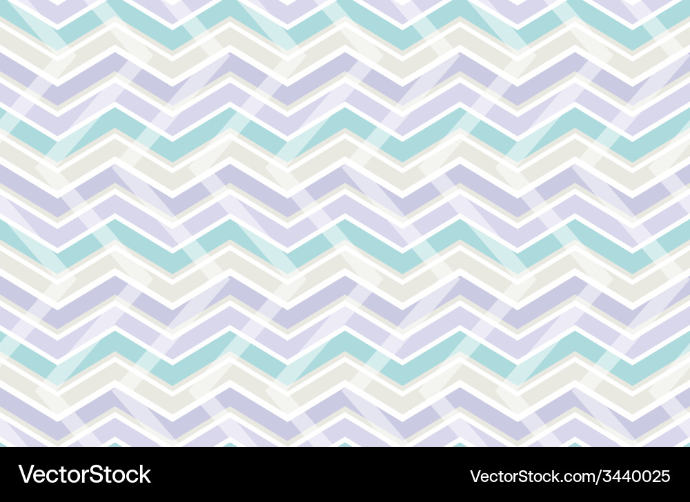 Pastel color zig zag seamless pattern Royalty Free Vector