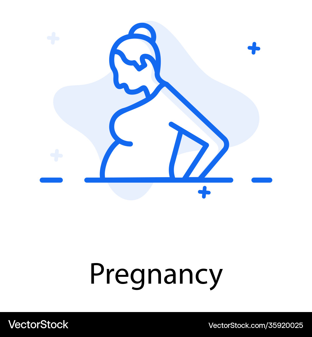 Pregnancy Royalty Free Vector Image - VectorStock