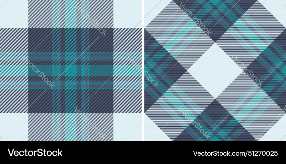 Seamless textile fabric of plaid texture pattern Vector Image