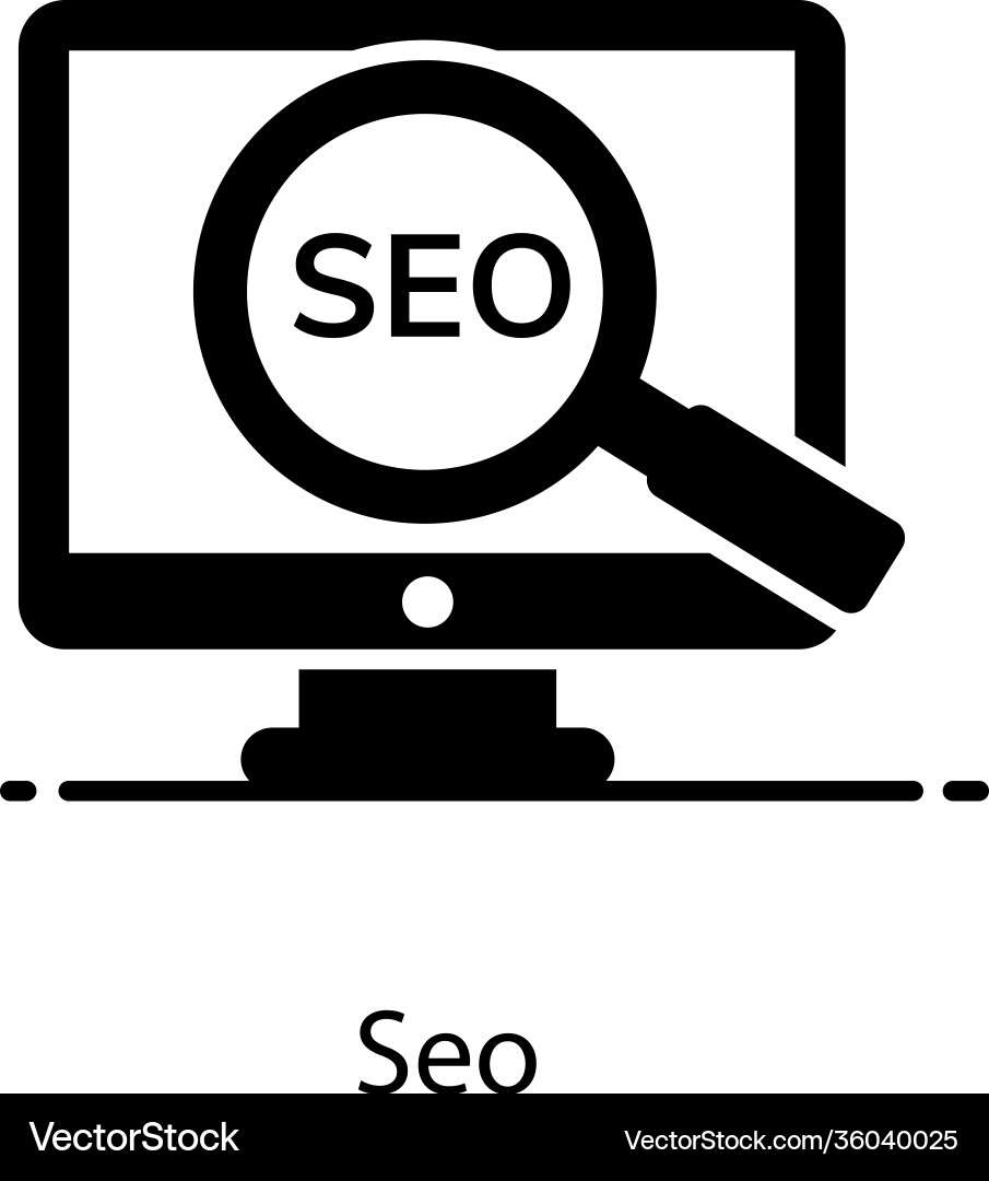 Seo Royalty Free Vector Image - VectorStock