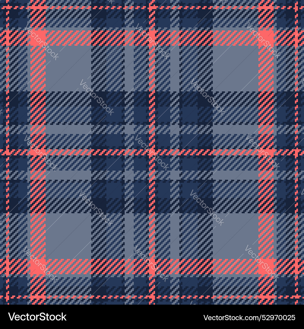 Small plaid textile check full texture seamless Vector Image