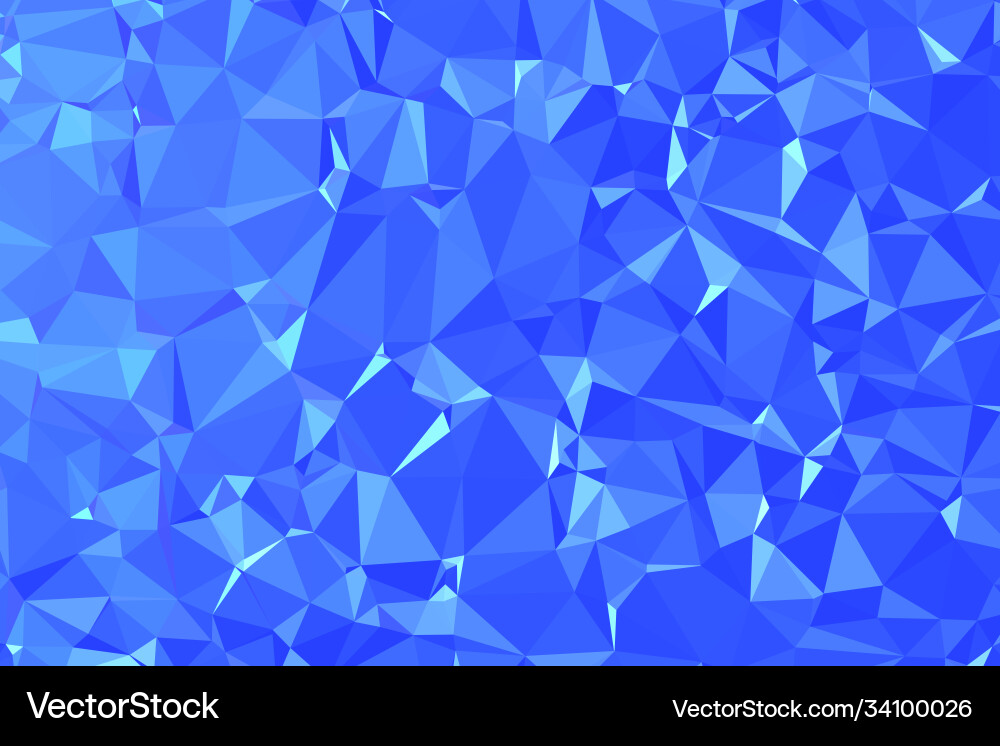 Blue polygon abstract modern polygonal geometric Vector Image