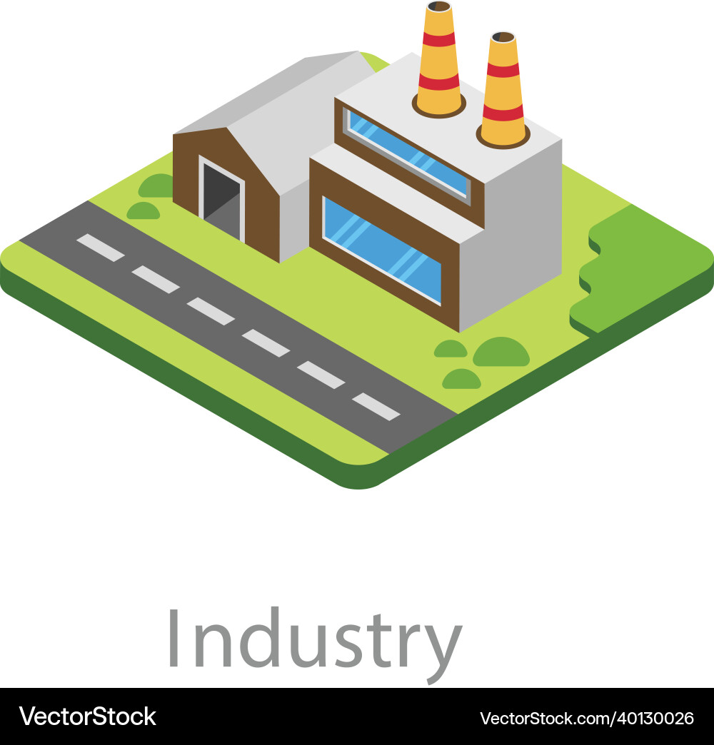Industry Royalty Free Vector Image - VectorStock