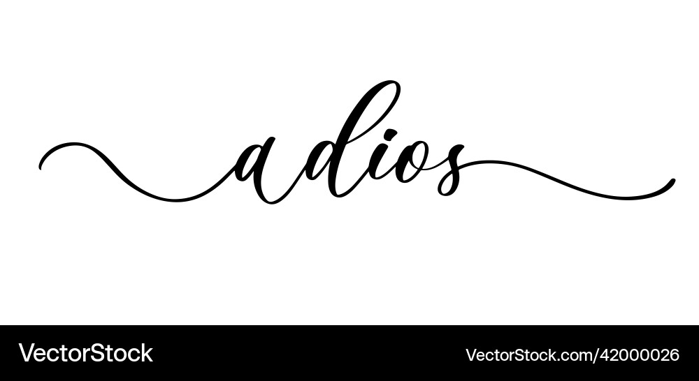 Spanish Adios Clip Art