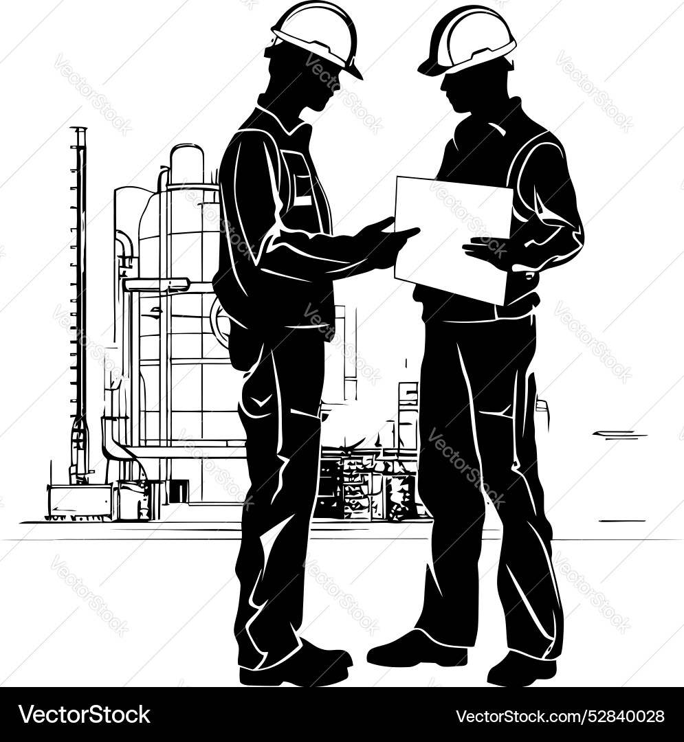 Architectural allies engineers with plan logo Vector Image