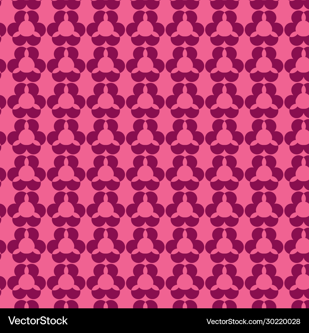Awesome pink pattern design template Royalty Free Vector