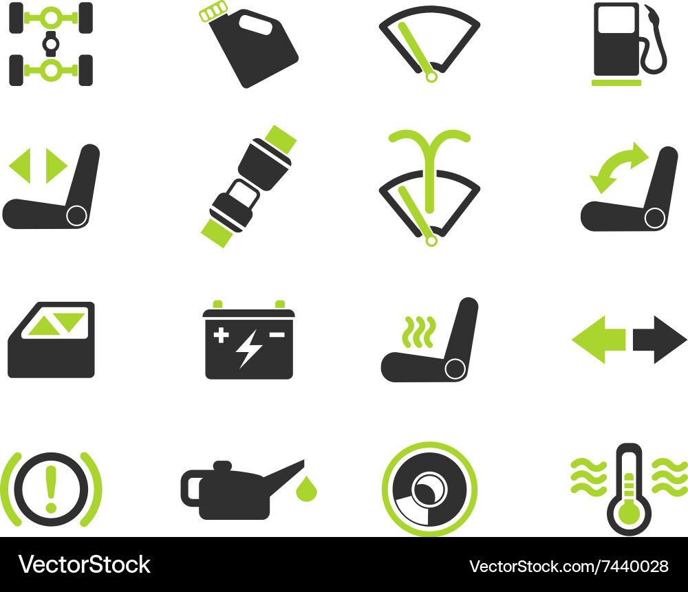 Car interface sign Royalty Free Vector Image - VectorStock
