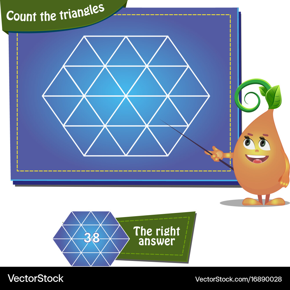 Count the squares 5 Royalty Free Vector Image - VectorStock