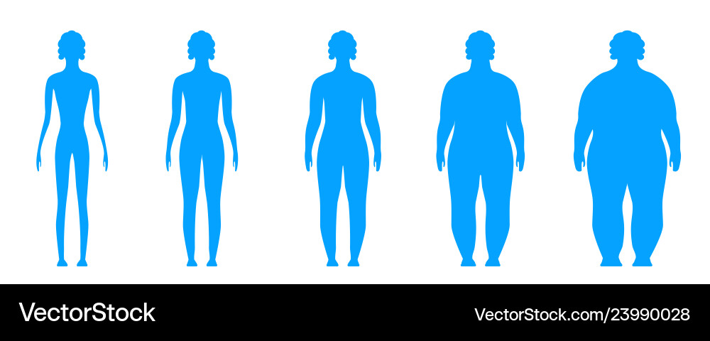Creative of bmi body mass Royalty Free Vector Image