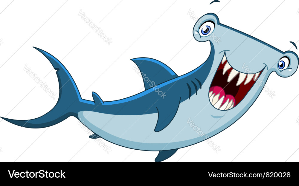 Hammerhead shark Royalty Free Vector Image - VectorStock