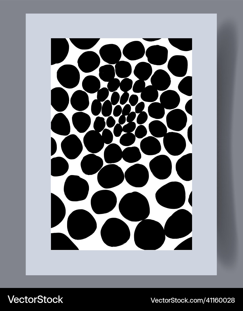 Printable wall art poste Royalty Free Vector Image