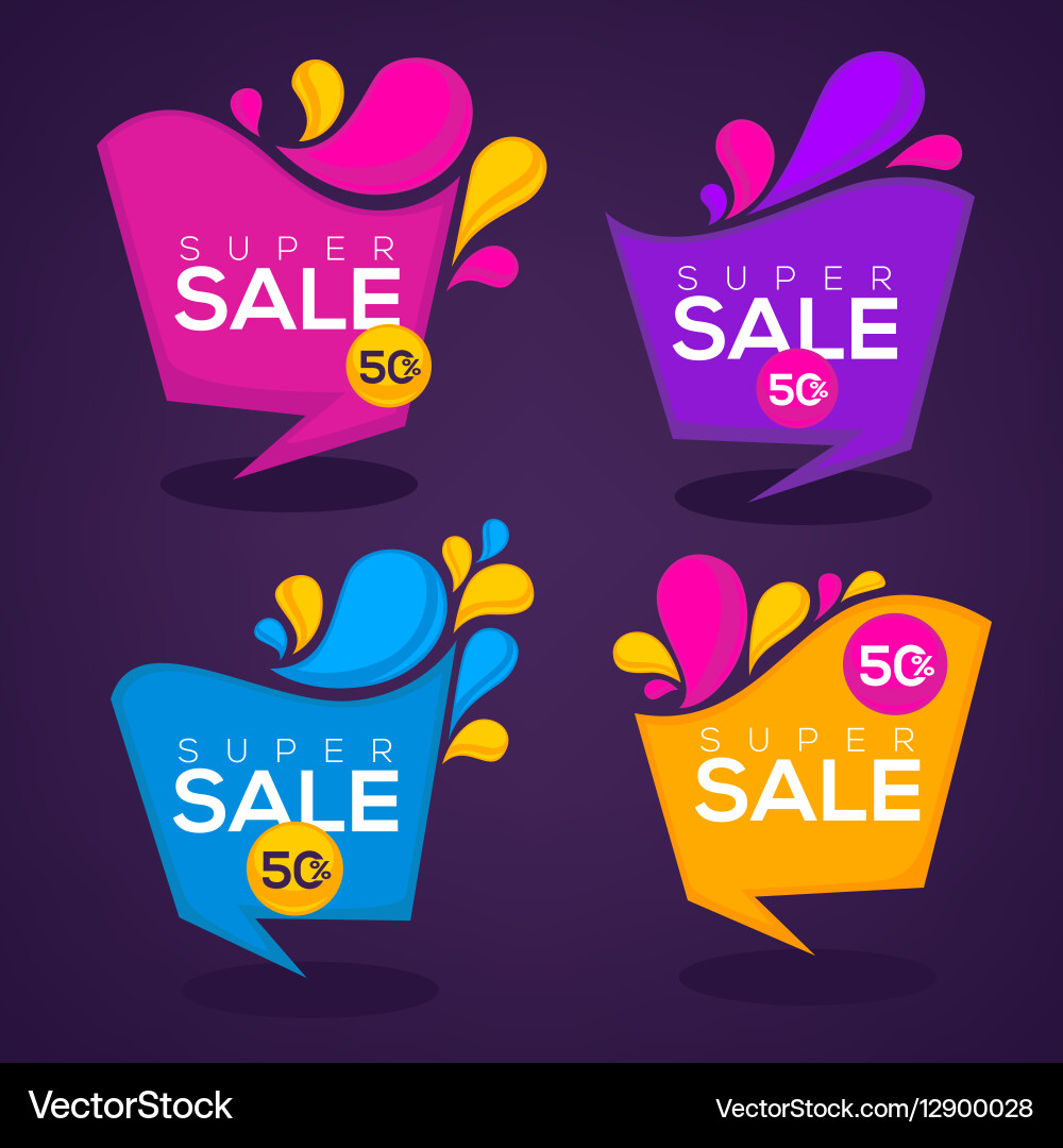 Super sale Royalty Free Vector Image - VectorStock